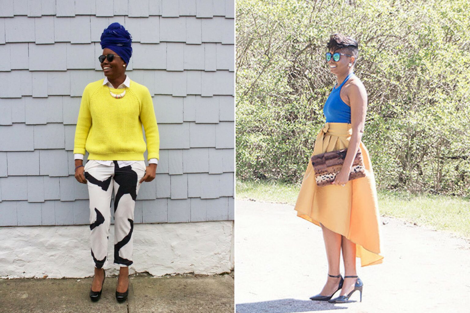 How To Wear Blue and Yellow In Any Season - Baydian Girl